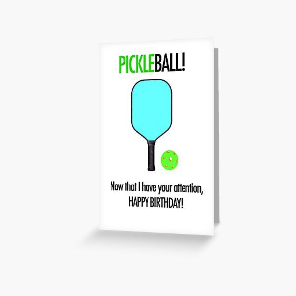 PICKLEBALL BIRTHDAY CARD PLAY VIDEO RIGHT HERE - PH7CMS